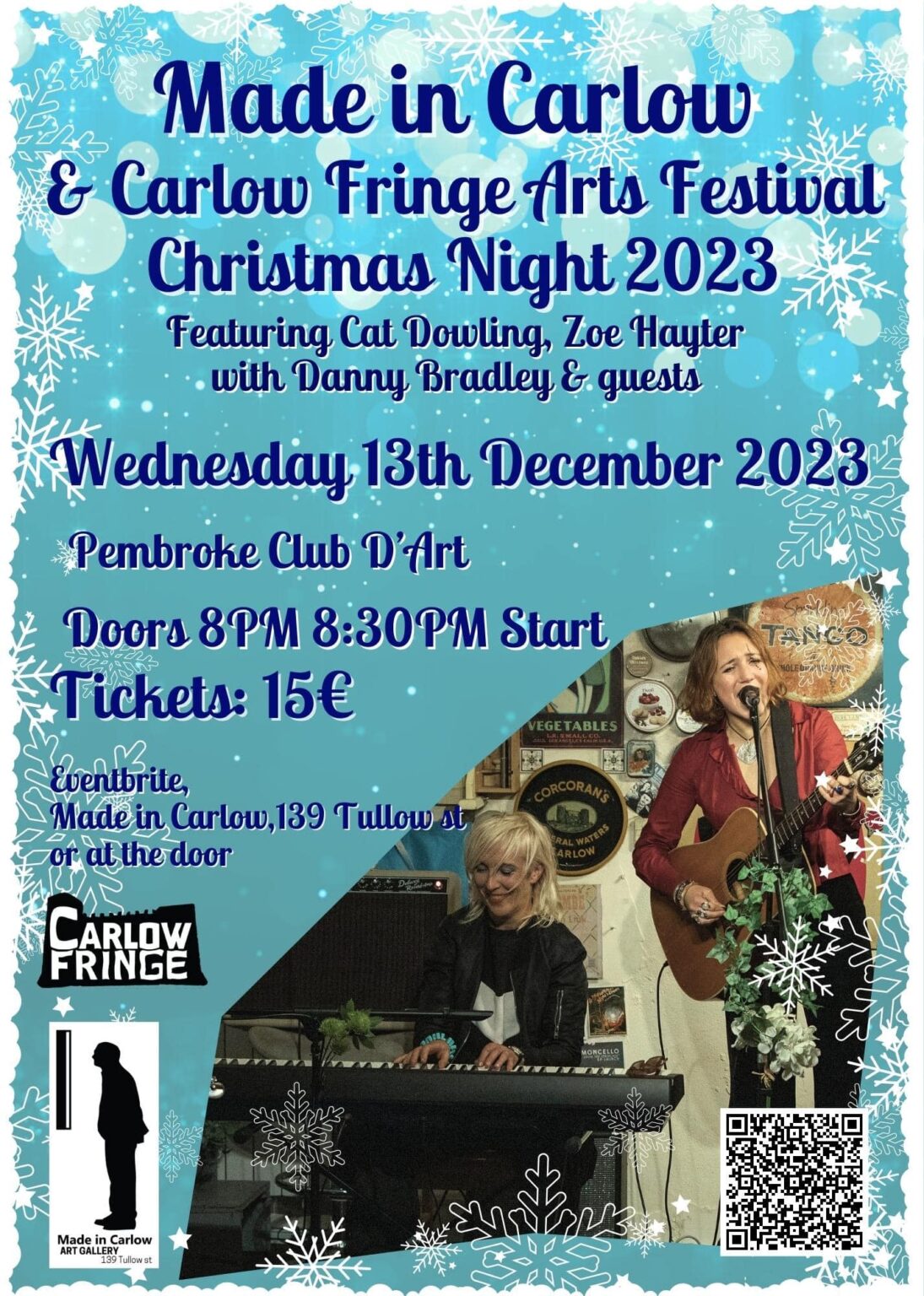Made in Carlow & Carlow Fringe Arts Festival Christmas Night 2023 ...
